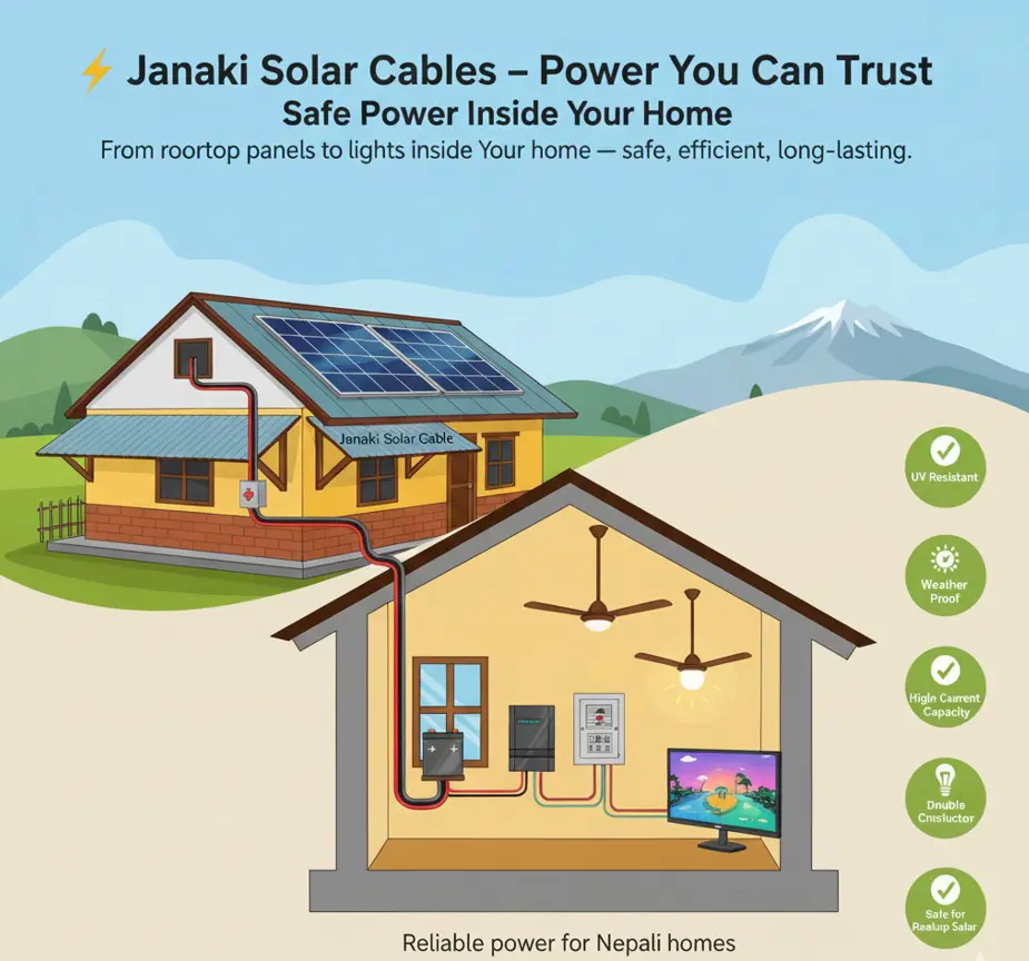 Solar Cables in Nepal for Reliable Power - Janaki Cable Industry Limited
