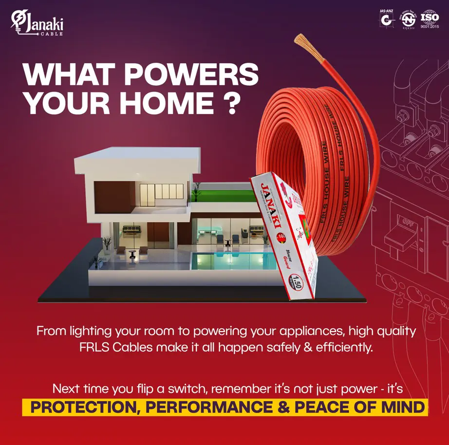 FRLS Wires for Home Safety in Nepal - Janaki Cable Industry Limited